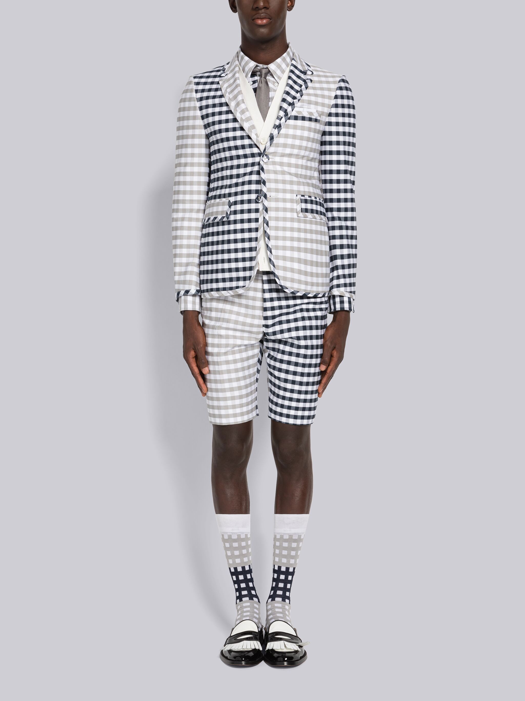 THOM BROWNE Thom Browne Gingham Check Tailored Shorts